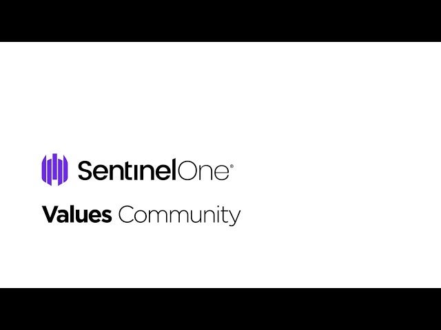 SentinelOne Values Community | SentinelOne KR